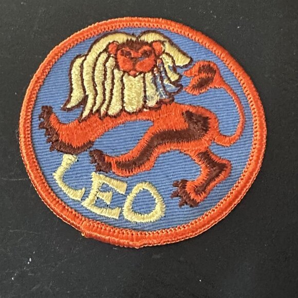 Unbranded | Accessories | Vintage Patch Leo The Lion Astrology Round ...